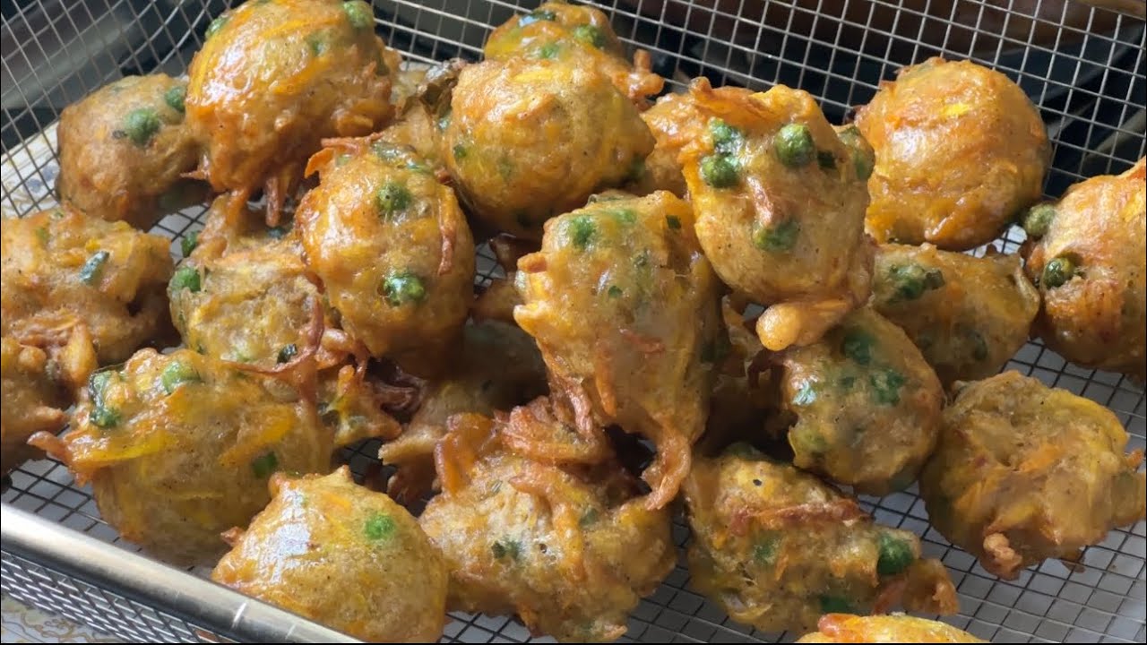 Veggie Okoy / Ukoy Recipe | How to Make Veggie Balls with Sweet and ...
