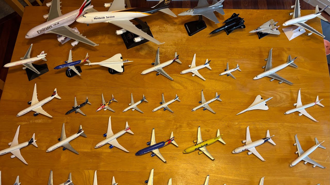 Summer 2025 Full Model Aircraft Collection! - YouTube