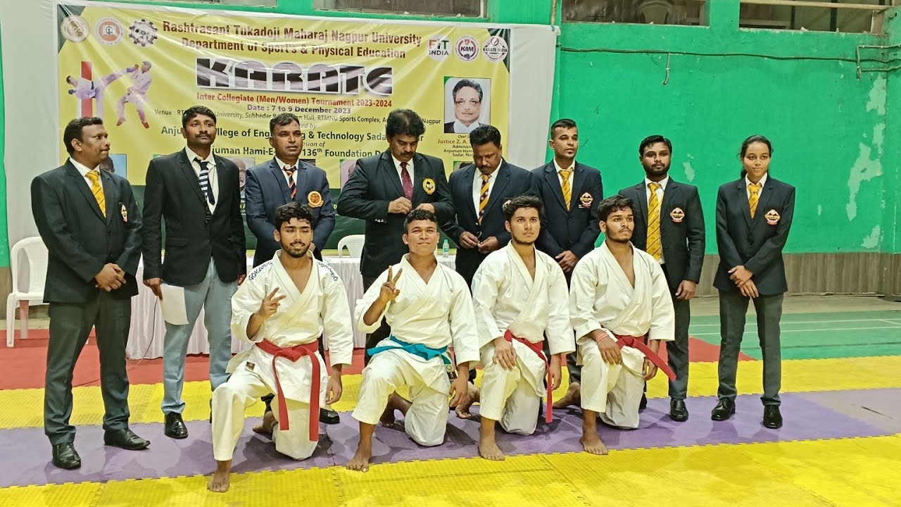 RTMNU INTER-COLLEGE KARATE (KATA) Match FINE 🥈 - YouTube