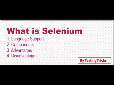 What is Selenium | Selenium Tutorial For Beginners | Selenium ...