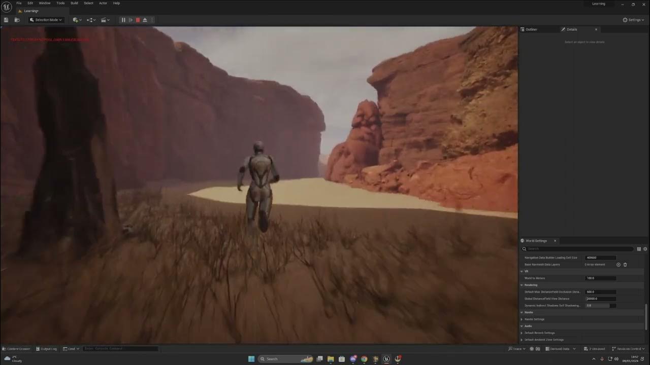 Learning UE5 - Canyon Area - YouTube