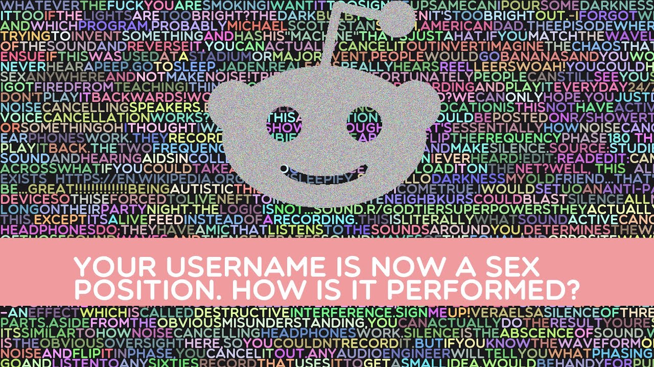 Your Username Is Now A Sex Position How Is It Performed Youtube
