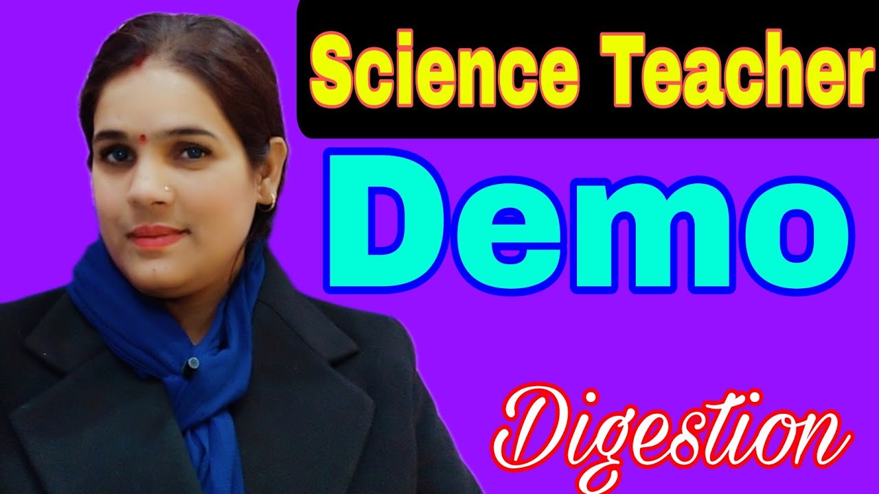 Science Teacher demo class on Digestion | Interview Guide - YouTube