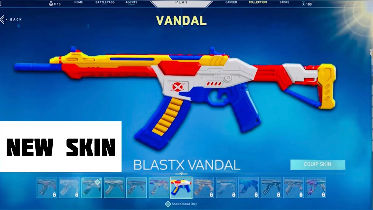 BLASTX VANDAL SKIN / VALORANT - YouTube
