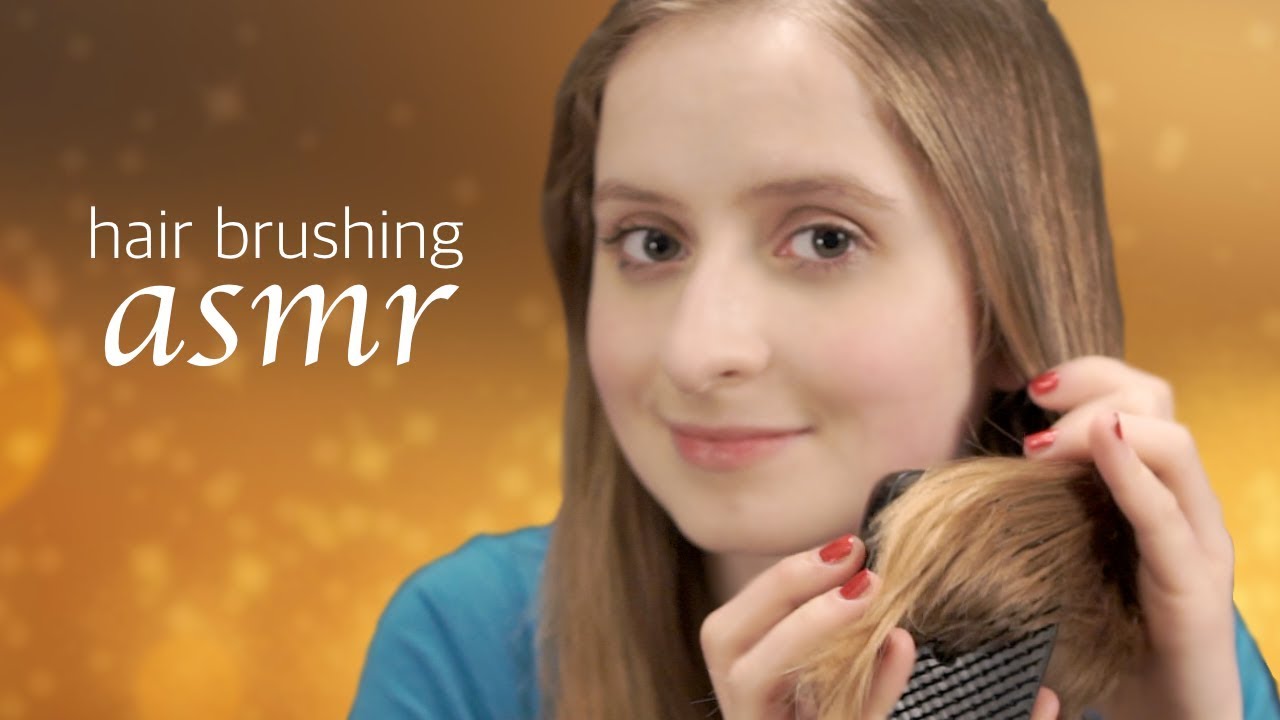 👩🏼 ASMR 💕 Hair Brushing And Water Spritzing / Spraying ☔️💦 - YouTube