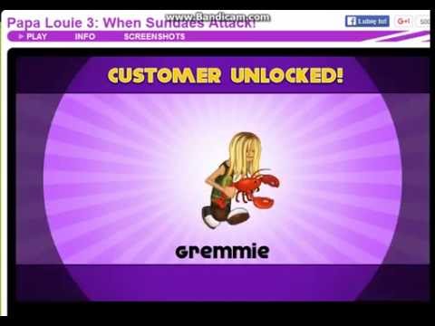 Papa Louie 3: When Sundaes Attack! | Level 3 - Gremmie - YouTube