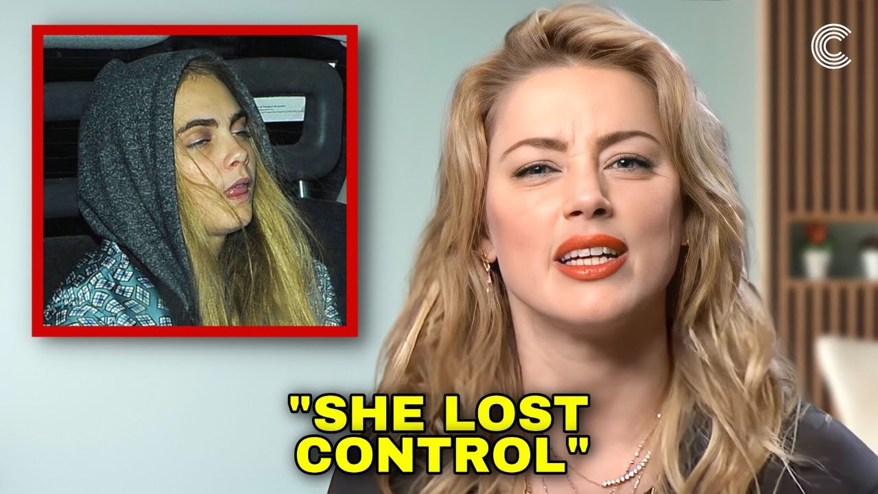 Amber Heard Responds To Making Cara Delevingne An Addict - YouTube