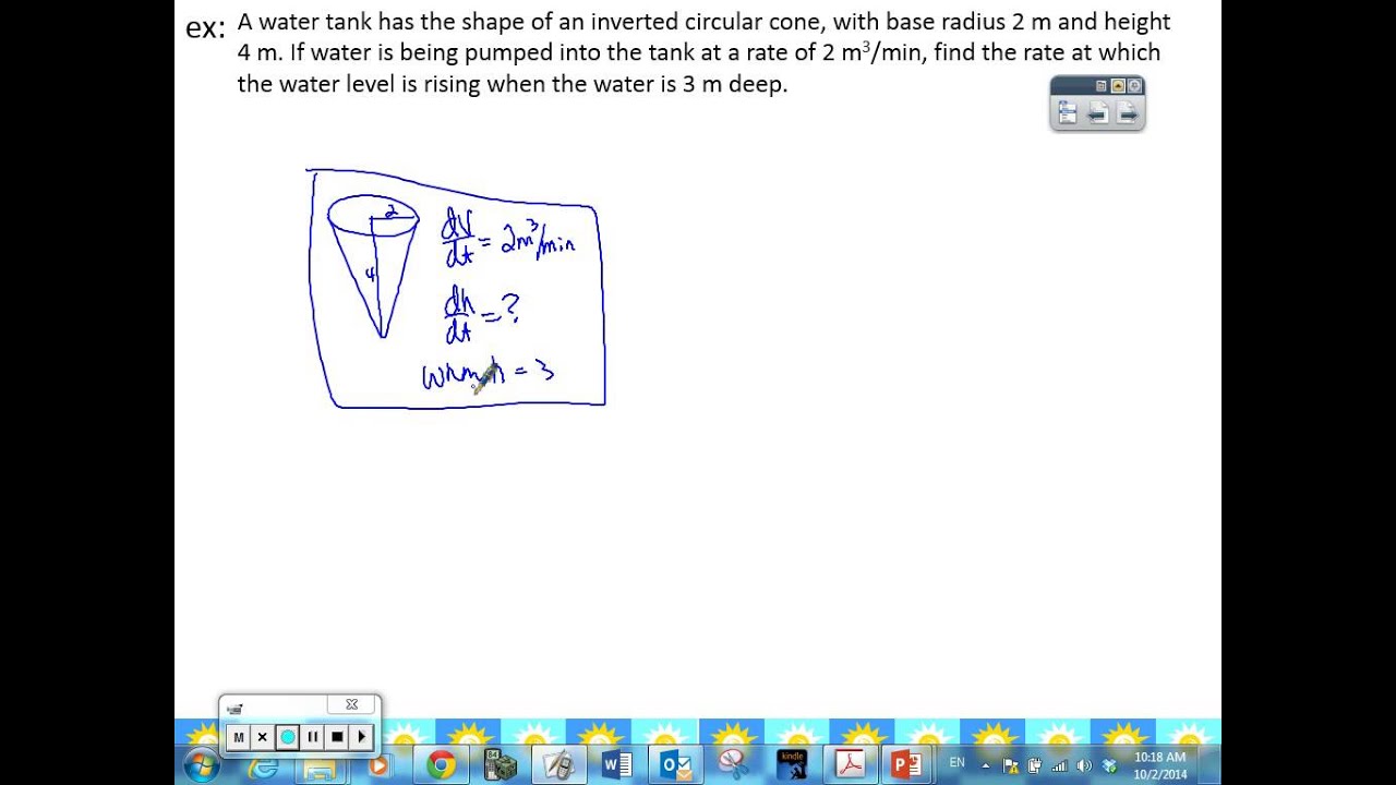 BC Calculus 3-4 Related Rates Day 1 Video Notes - YouTube