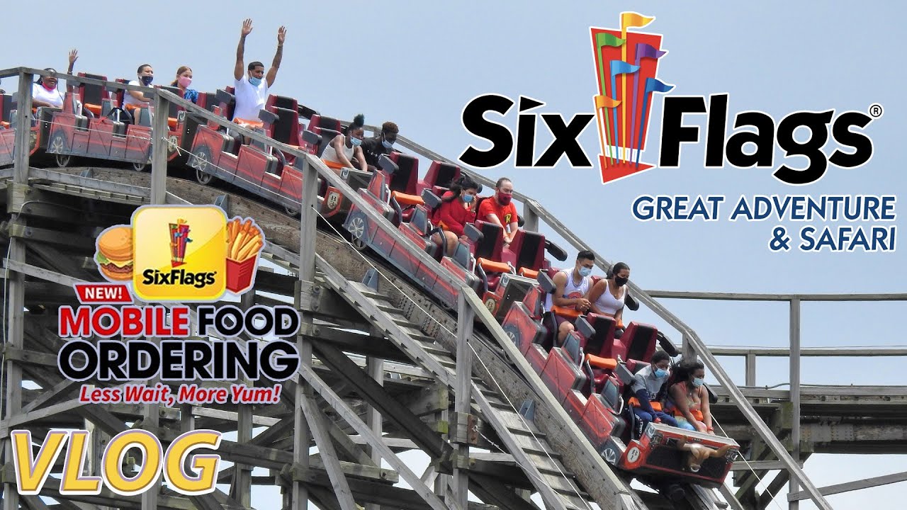 How to use Mobile Ordering at Six Flags Great Adventure | VLOG | July ...