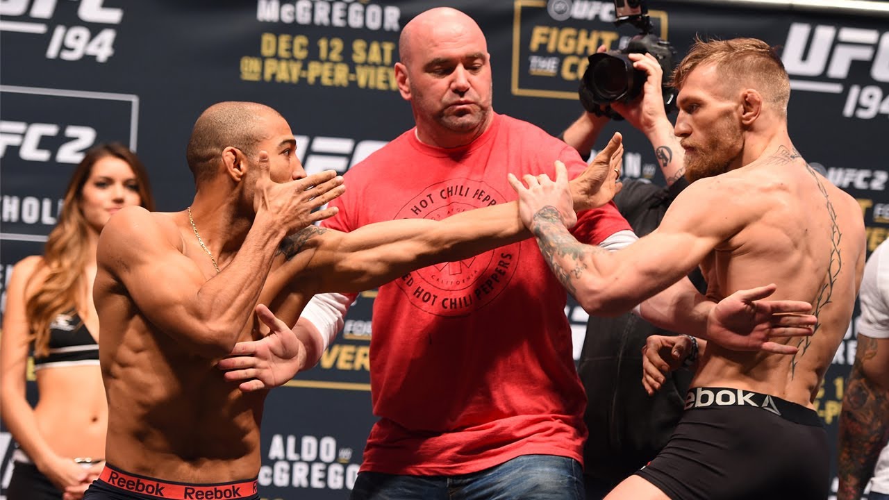 UFC Title Fight Faceoffs YouTube