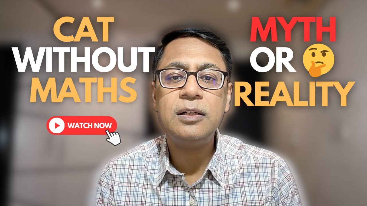 CAT without Maths... Myth or reality!?? - YouTube