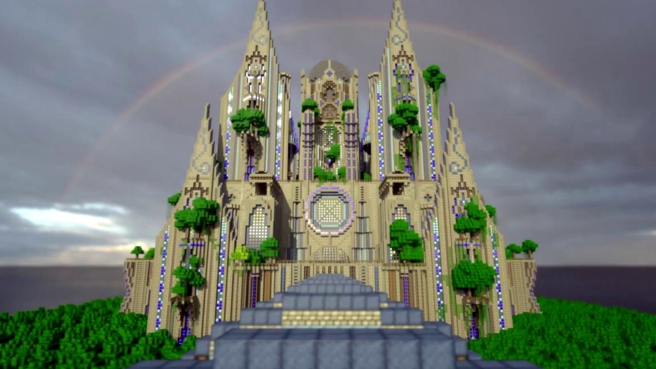 Almost real buildings!! - Top 10 recreated minecraft creations. - YouTube