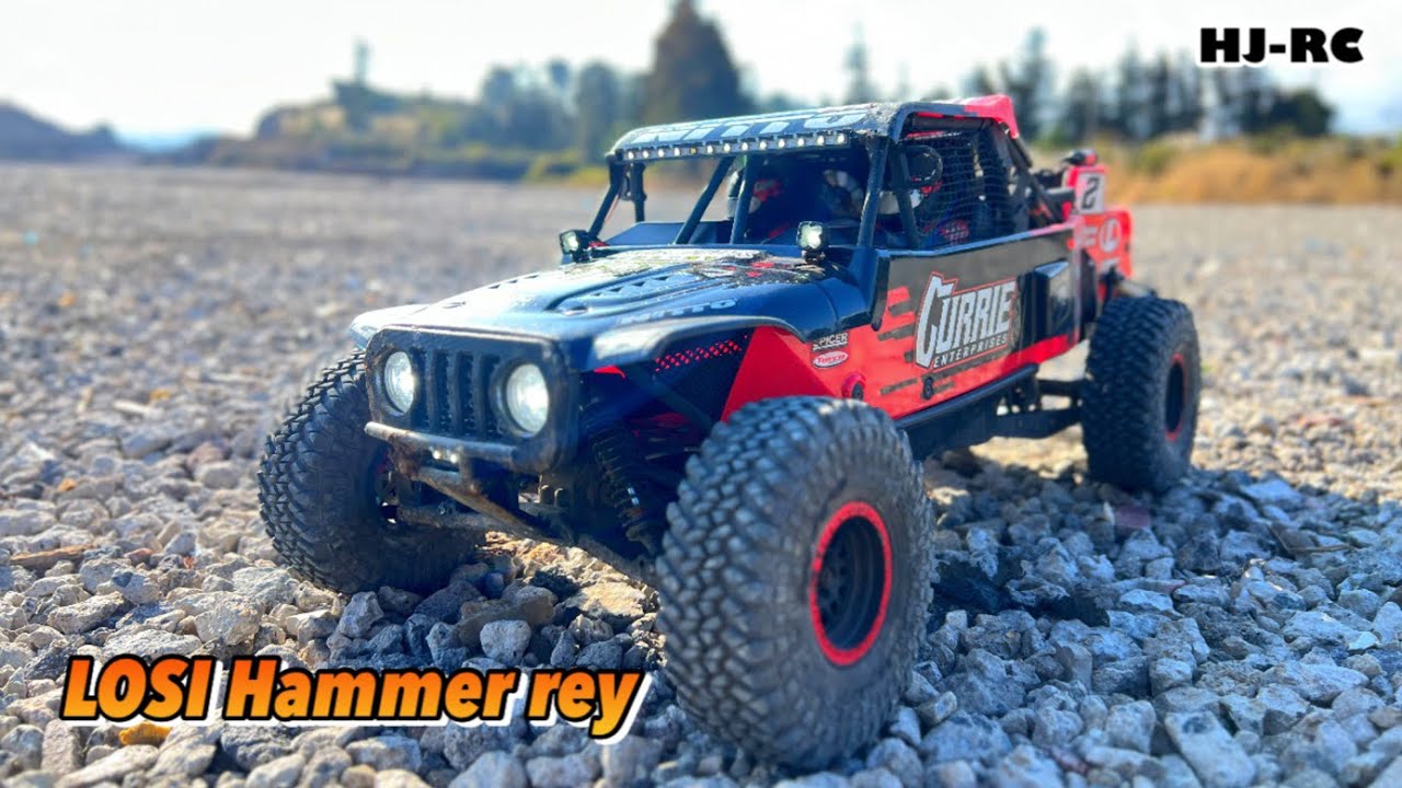 1/10 scale U4rc Losi HammerRey offroad fun driving #181 - YouTube