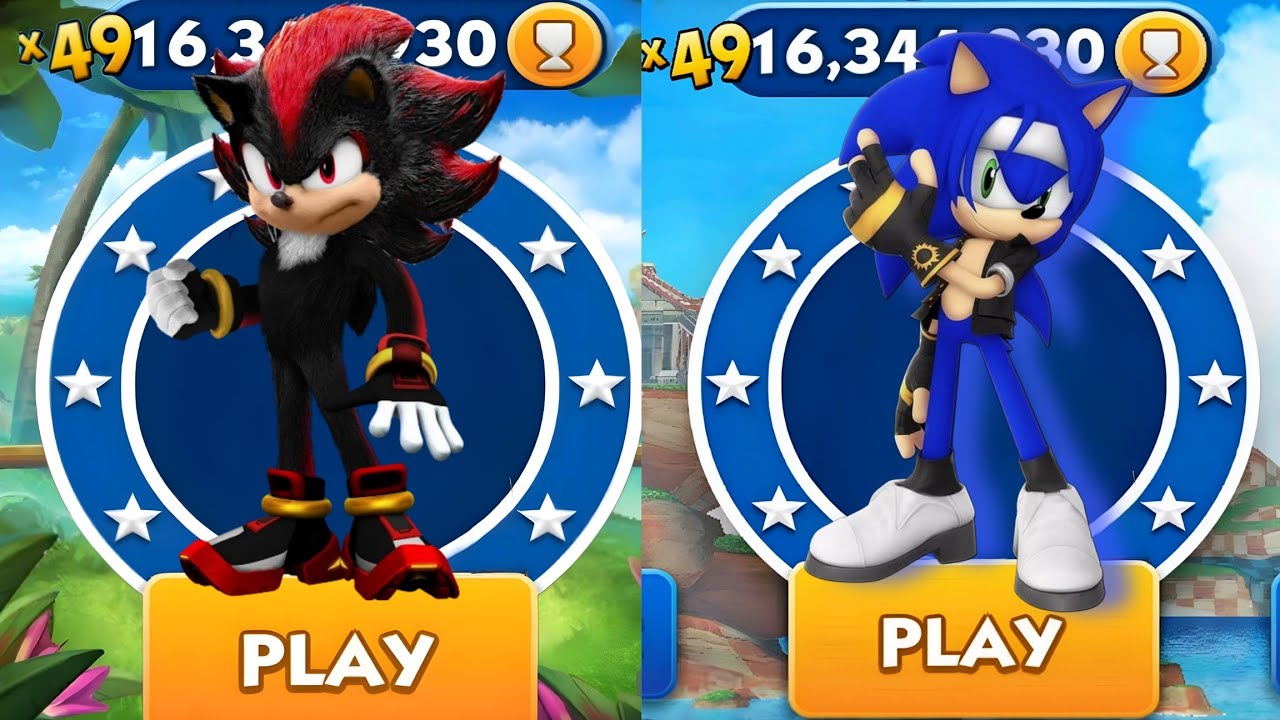 Sonic Dash - Shadow VS Ninja Sonic _ Movie Sonic vs All Bosses Zazz ...