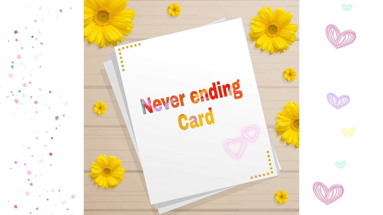 Never Ending Card | Basic Card Idea 😍 - YouTube