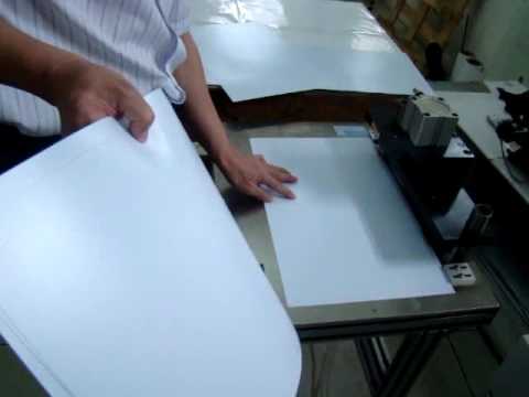 PVC Inlay sheet RFID card contactless card position location hole ...