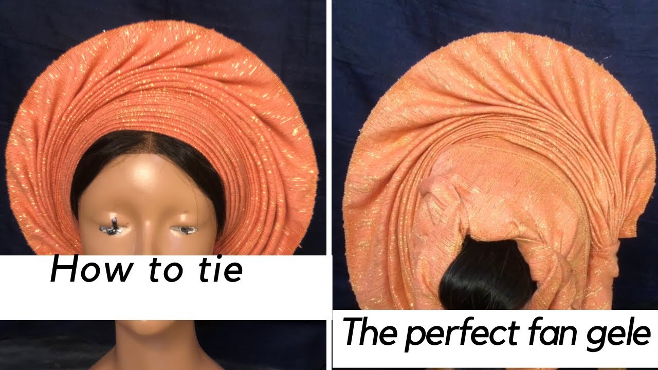 4 STEPS TO TIE THE PERFECT FAN AND TWIST GELE| DETAILED FAN GELE ...