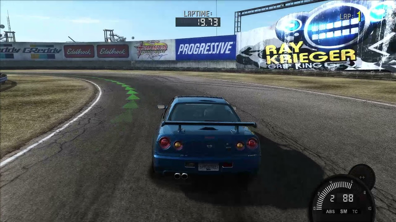 Need for Speed - ProStreet Nissan Skyline R34 GTR Pure Sound - YouTube