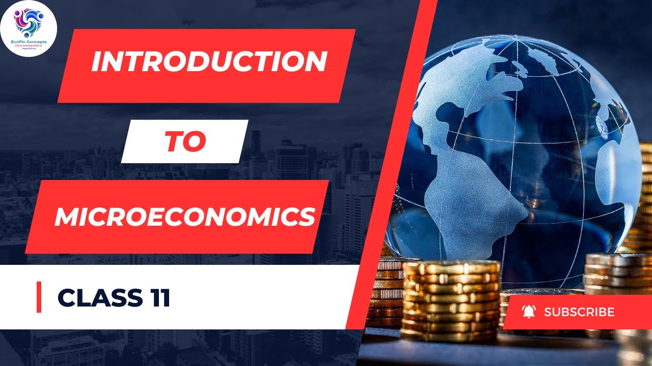 Introduction to Microeconomics Grade 11 I EcoFin Concepts I Commerce I ...