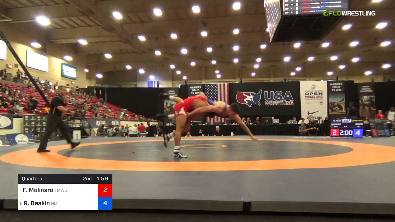 2018 Marine Corps US Open/Senior Men's Freestyle 70 Quarters - Frank ...