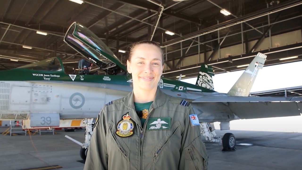 F/A-18A Hornet Walkaround with Flight Lieutenant Em - YouTube