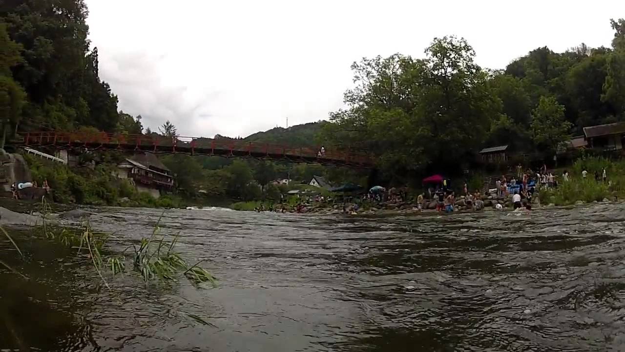 Swimming in a Mountain Stream in Japan - YouTube
