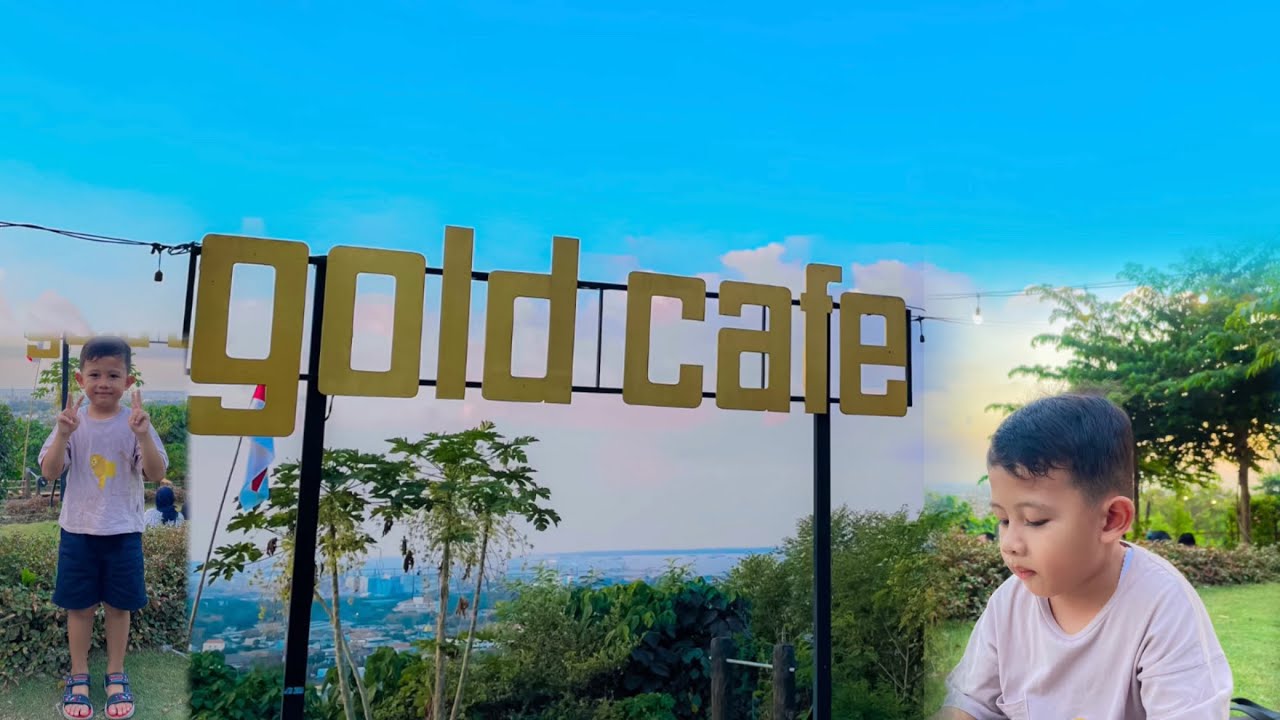 Gold cafe pucem view kota gresik dari atas bukit rute lengkap - YouTube