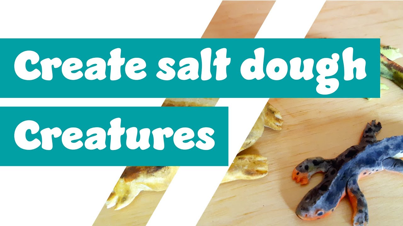 Create salt dough creatures - YouTube