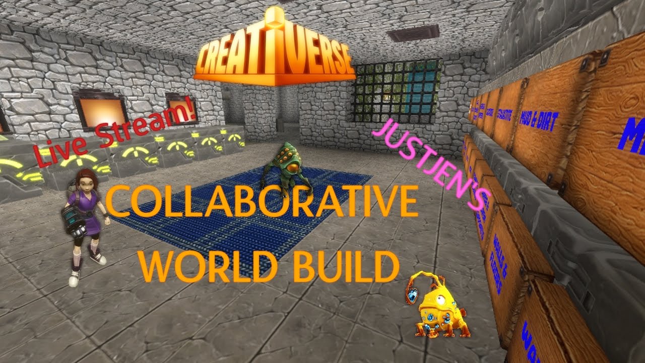 JustJen Live Stream: Creativerse! - YouTube