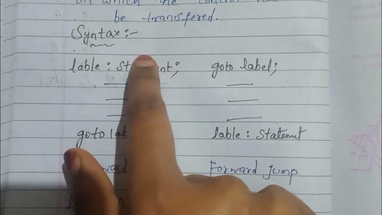 goto, break, continue,return and exit everything in one video - YouTube