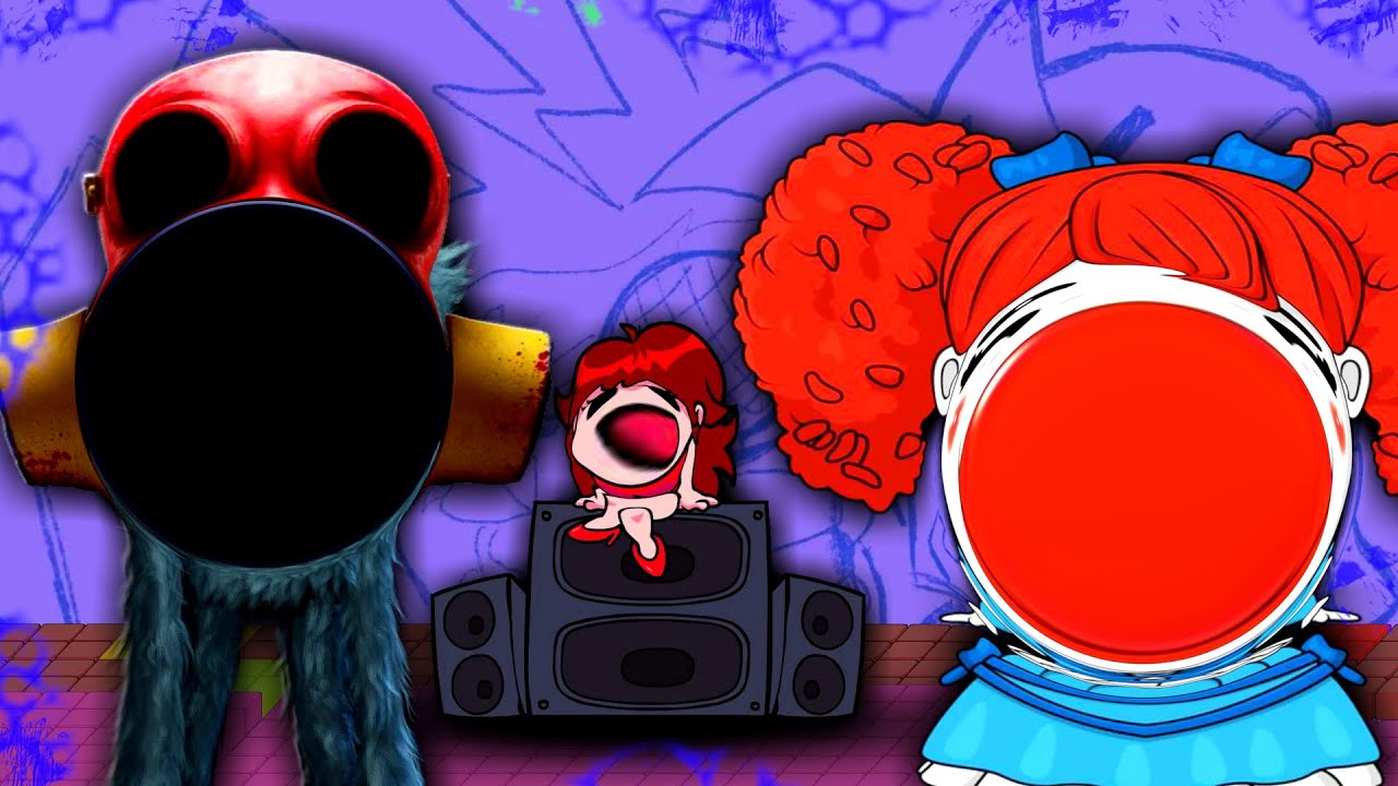 Pop Playtime characters - Huggy Wuggy | Poppy | Characters FnF ...