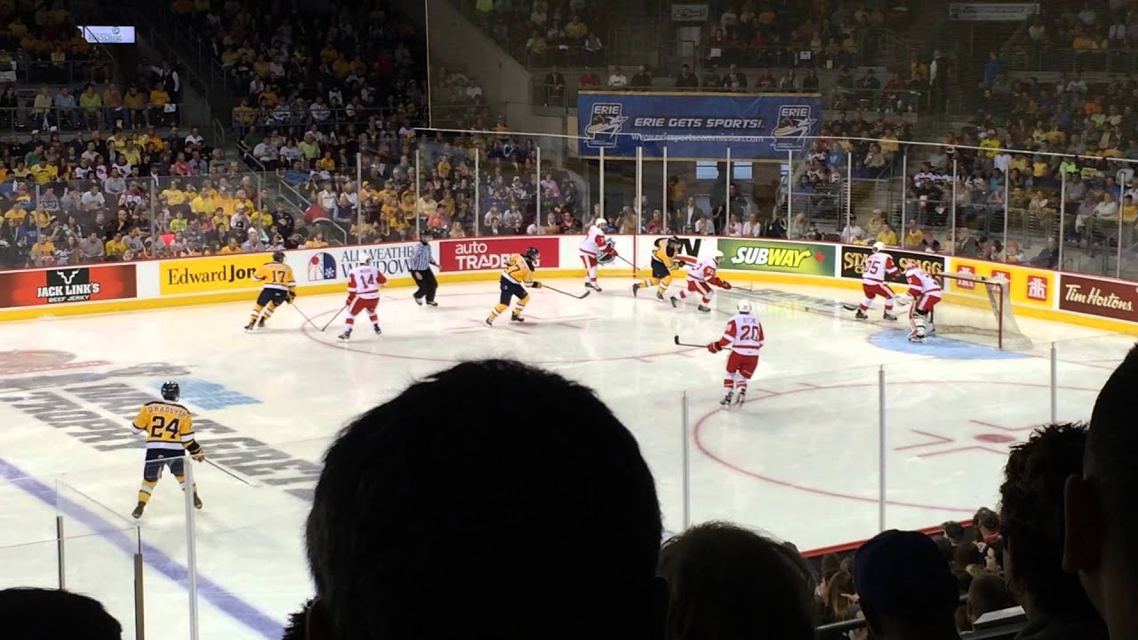 Erie Otters RW #29 Nick Betz Scores first goal in 2015 western ...