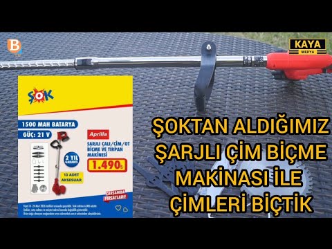 ŞOKTAN ALDIĞIMIZ ÇİM BİÇME MAKİNASI İLE ÇİMLERİ BİÇTİK #aprilla #şok