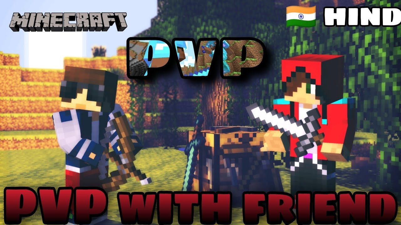PVP with friend 😱 | minecraft MCPE PVP 1.20 Java edition - YouTube
