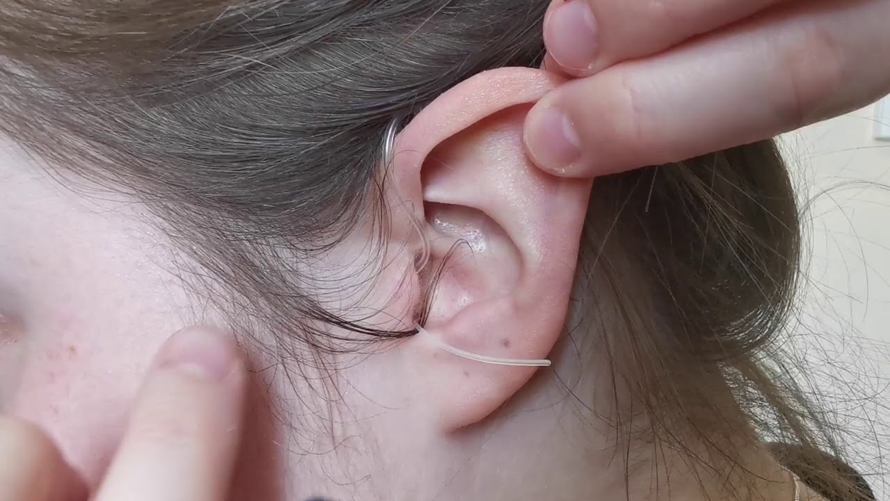 How to insert your hearing aid ! How To Use Hearing ! Demo Of Hearing ...