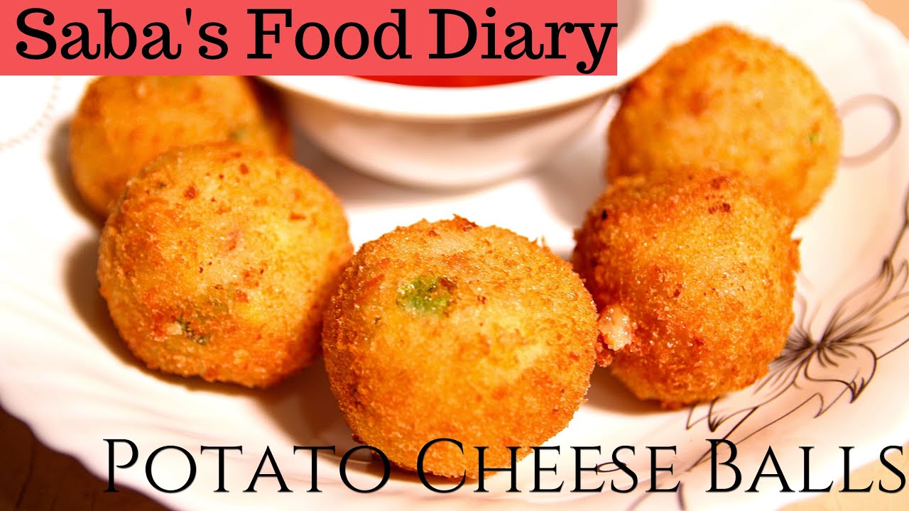 Potato Cheese Balls | Tasty Snacks | Saba's Food Diary - YouTube