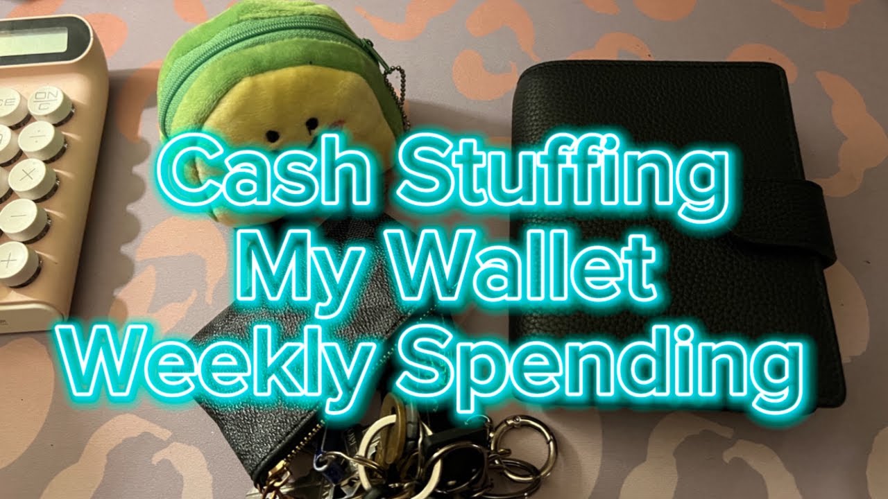 Cash Stuffing My Cash Wallet Weekly Spending Money Sept 17-24 - YouTube