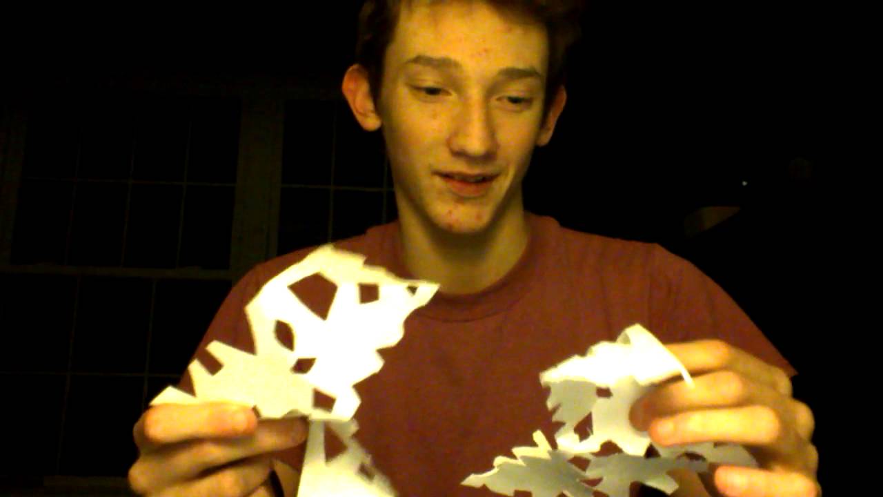 How to make a snowflake - YouTube