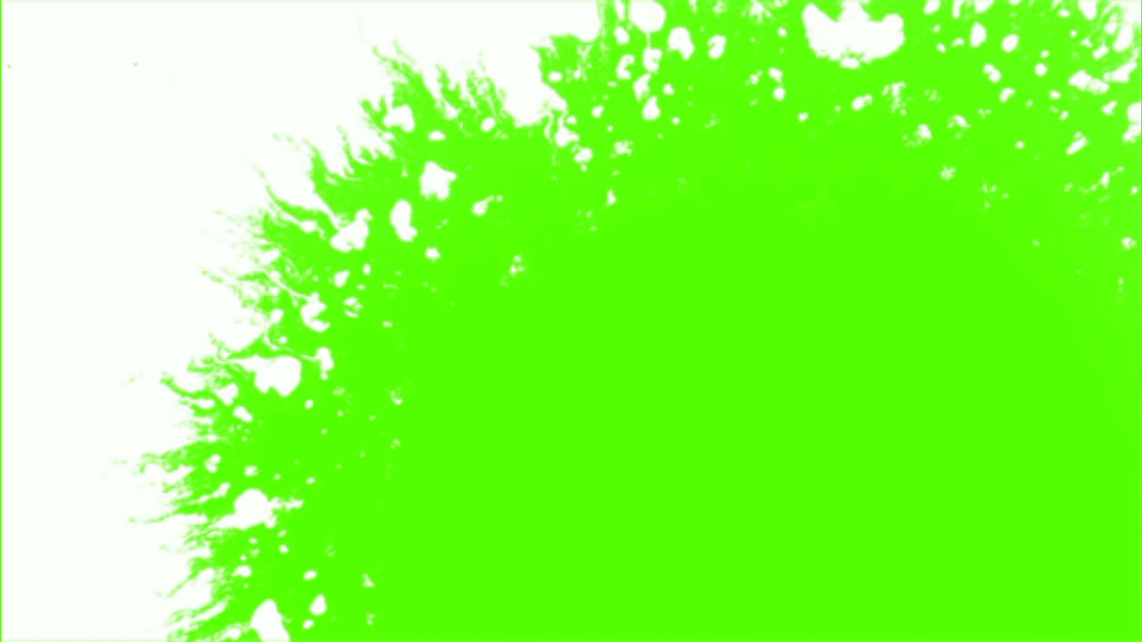Free ink splatter greenscreen video for kinemaster//Brush paint ...