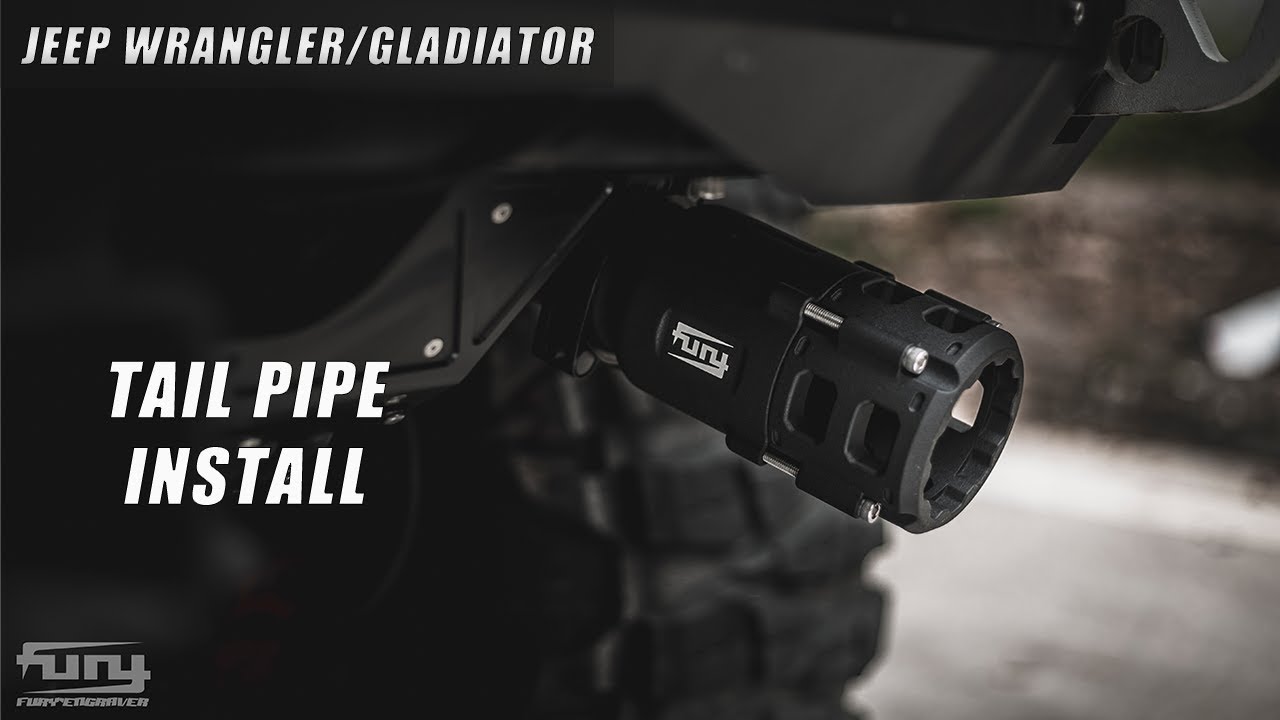 FURY ARMORY SERIES TAIL PIPE FOR JEEP WRANGLER JK/JL GLADIATOR JT - YouTube