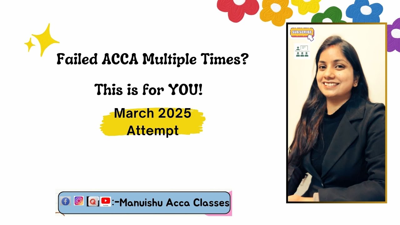 Failed ACCA Multiple Times? This is for YOU! | Motivational Video - YouTube