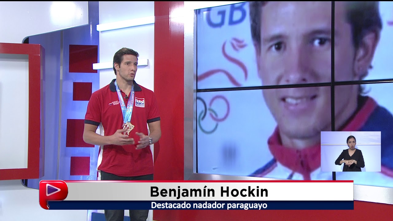 Destacado nadador paraguayo Benjamin Hockin - YouTube