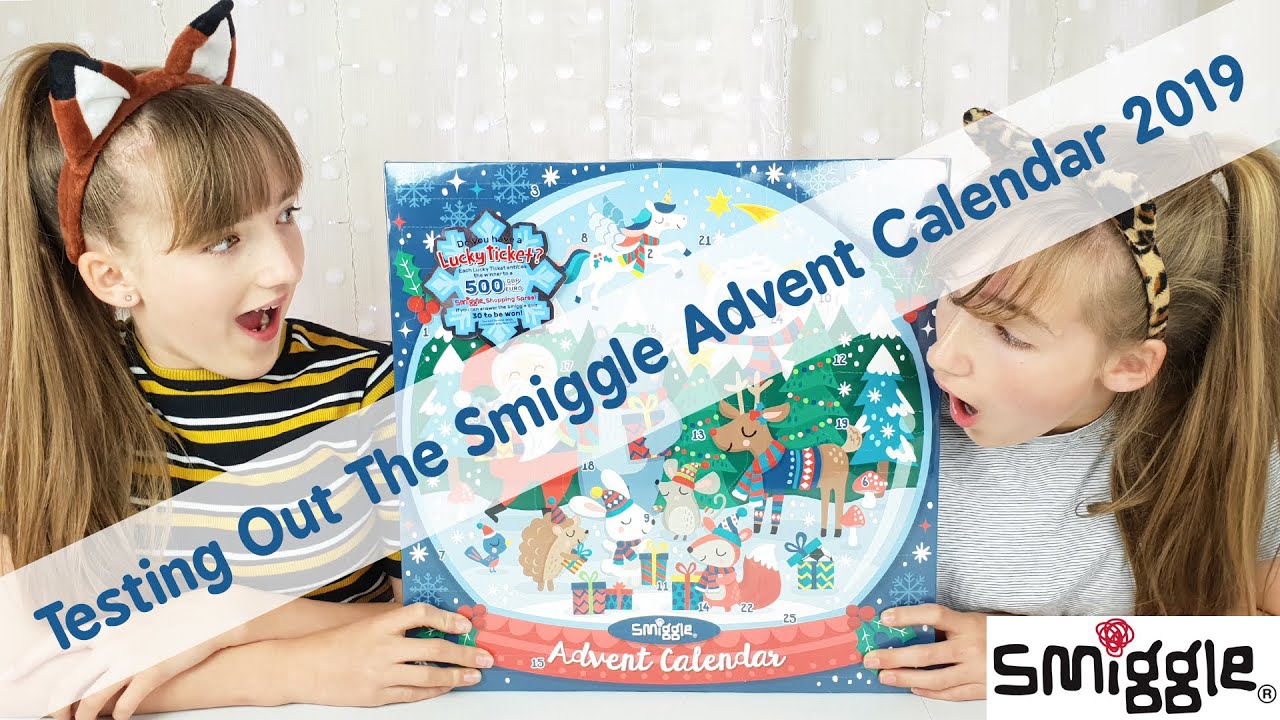 Smiggle Advent Calendar 2019 Unboxing - YouTube