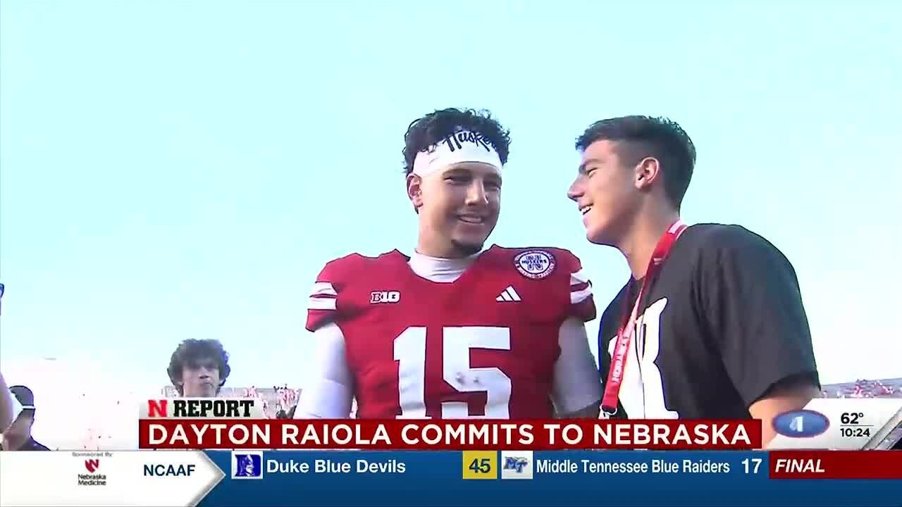 NReport: Dayton Raiola commits to Nebraska - YouTube