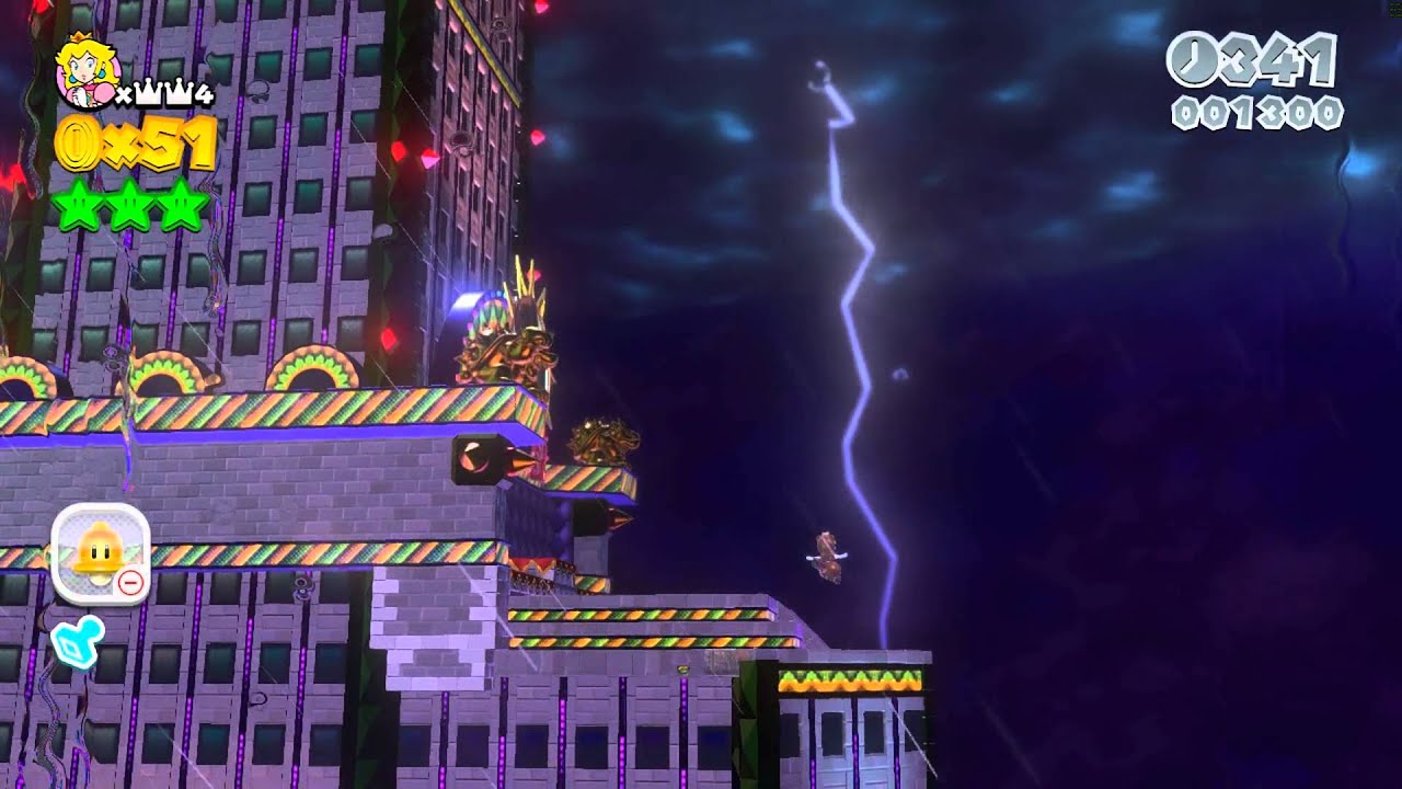Super Mario 3D World (Wii U): Meowser Cutscene Skip/Shortcut - YouTube