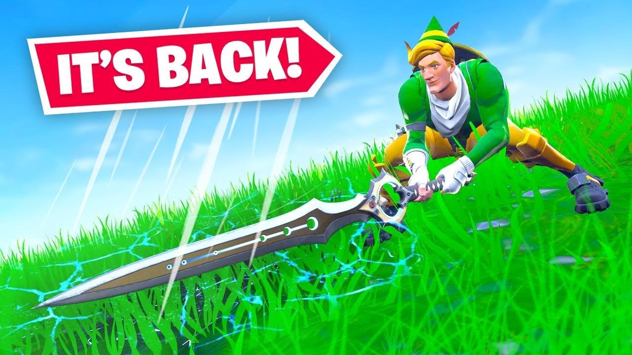 THE SWORD IS BACK IN FORTNITE! - YouTube