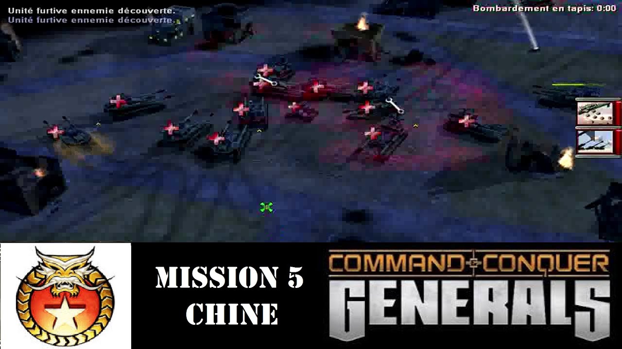 COMMAND & CONQUER : GENERALS - Mission 5 Chine - Playthrough FR HD ...