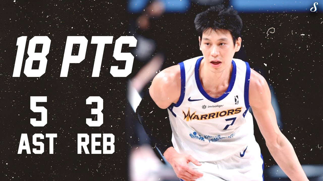 Jeremy Lin Santa Cruz Warriors Debut Full Highlights vs GLeague Ignite ...