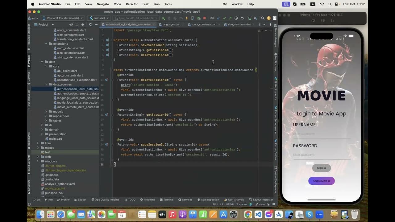 Flutter Project: Playing Trailer Film App - Hoàng Anh Đức - Flutter 05 - YouTube