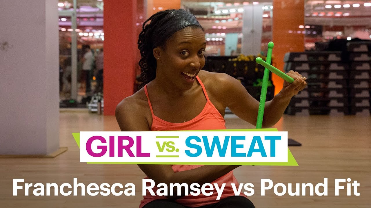 Comedian Franchesca Ramsey vs. Pound Fit–Comedians Try Hot New Workouts ...